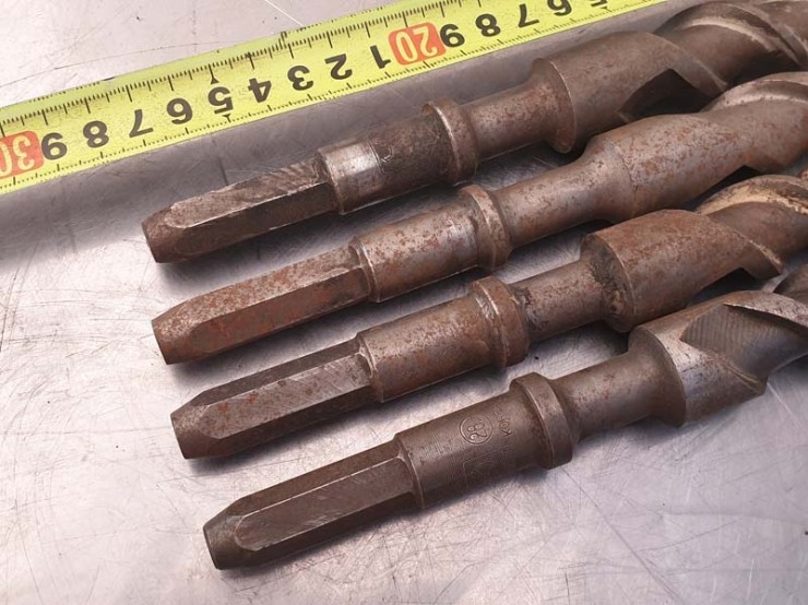 Hammer Drill Bit 콘크리트드릴 비트 2날 콘크리트 함마드릴 육각비트 길이 280mm 햄머 석재 비트날 기리육각 2